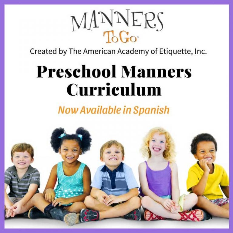 Teaching Manners in the Preschool Classroom - Manners To Go™ Teach Manners