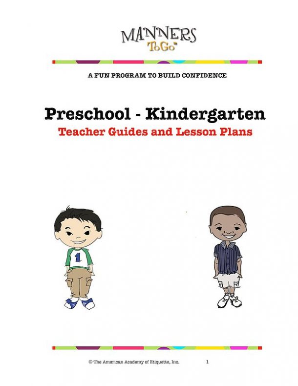 Pre-School Kindergarten Communication Skills - Manners To Go™