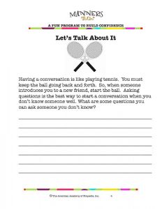 Communication Skills Curriculum Elementary School Manners To Go™