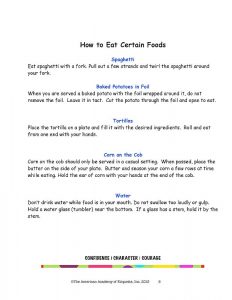 Table Manners Middle School Curriculum - Manners To Go™