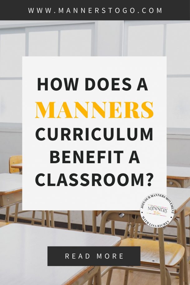 How Does a Manners Curriculum Benefit a Classroom? - Manners To Go™