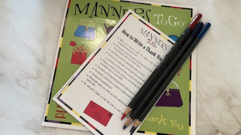 Thank You Note Writing and Why It Still Matters - Manners To Go™